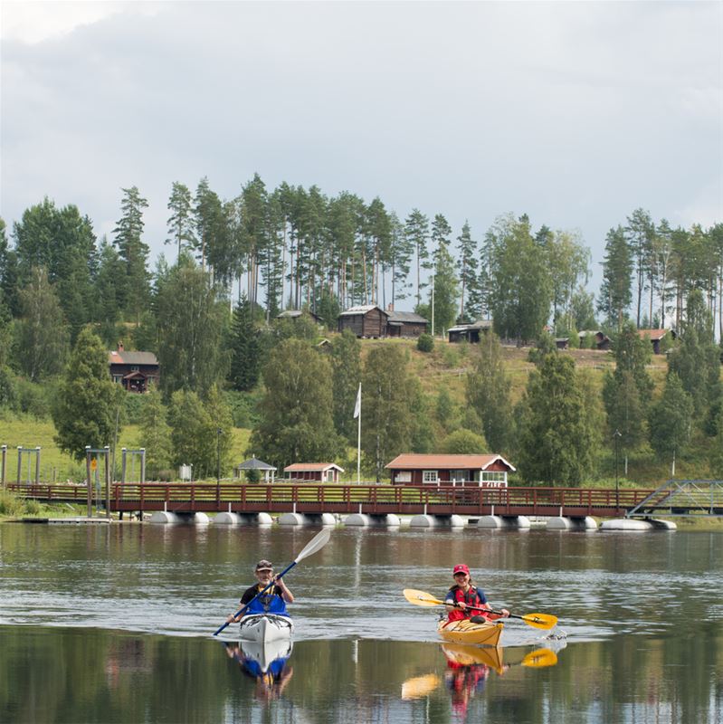 The floating bridges | Visit Dalarna