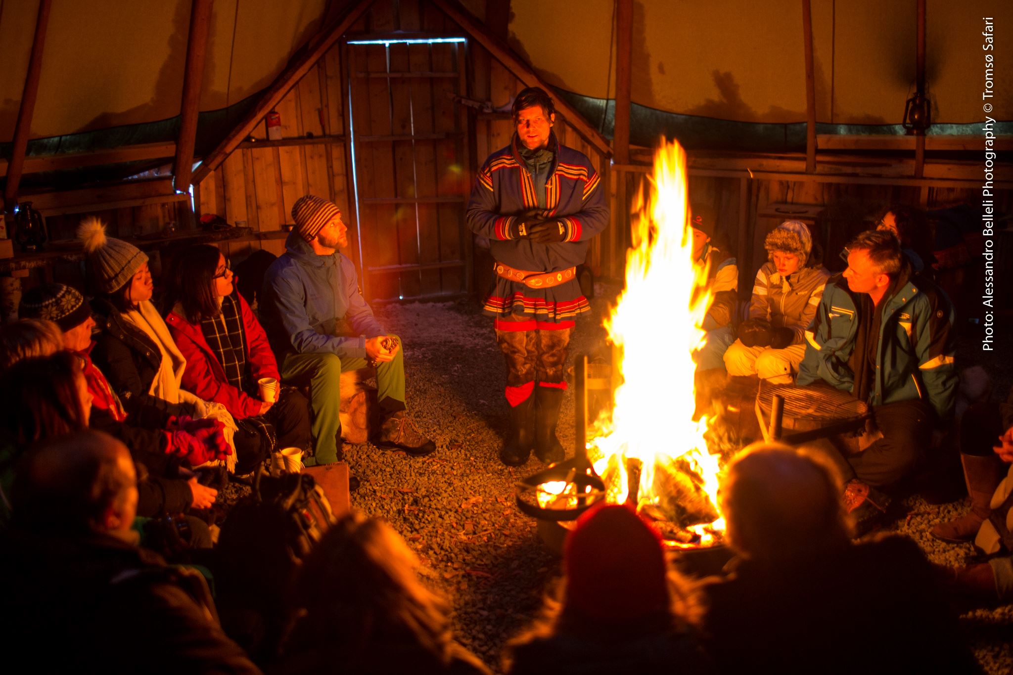 Sami Reindeer Feeding, Reindeer and Sami experiences